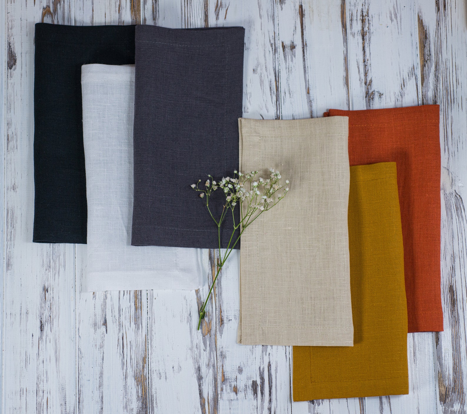 Washable Organic Linen Napkin. Table Linens Decor. Eco-friendly ...