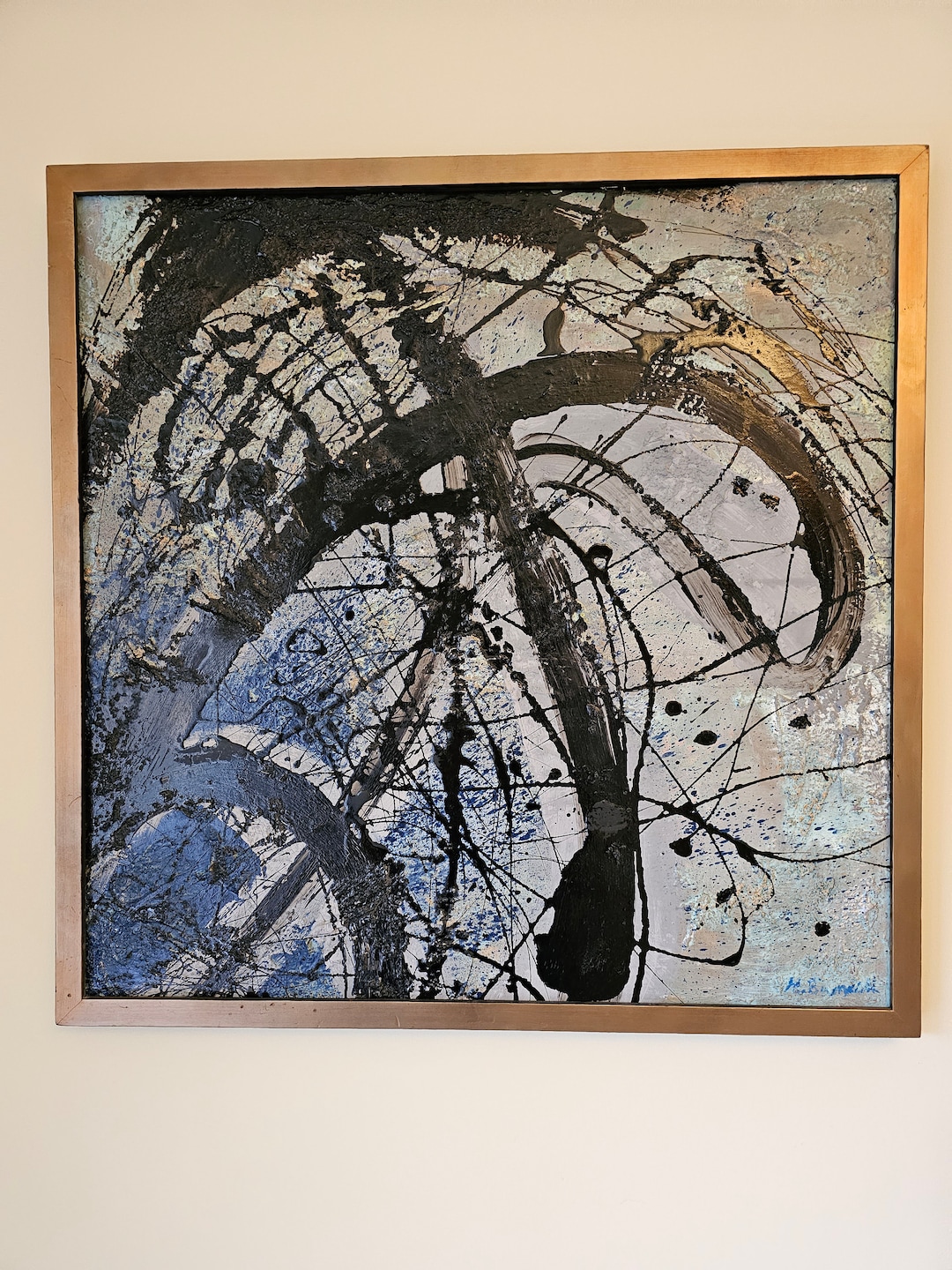 Abstract Expressionism Art Painting Superb Modern Oil on - Etsy