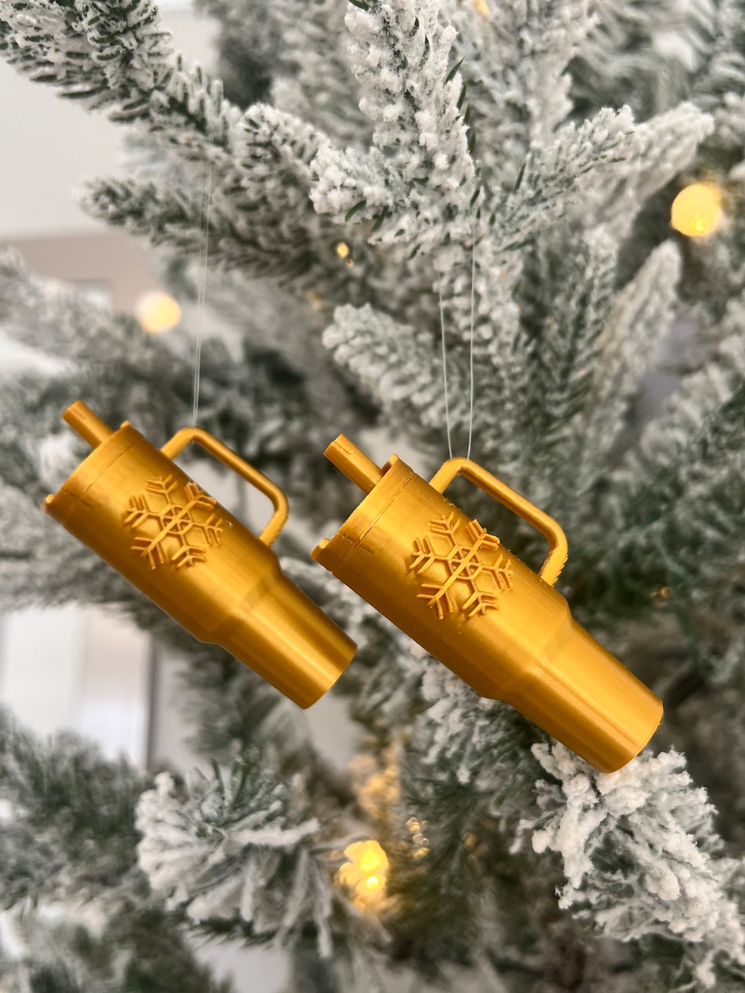 Stanley Tumbler Christmas Ornament or Keychain - Etsy