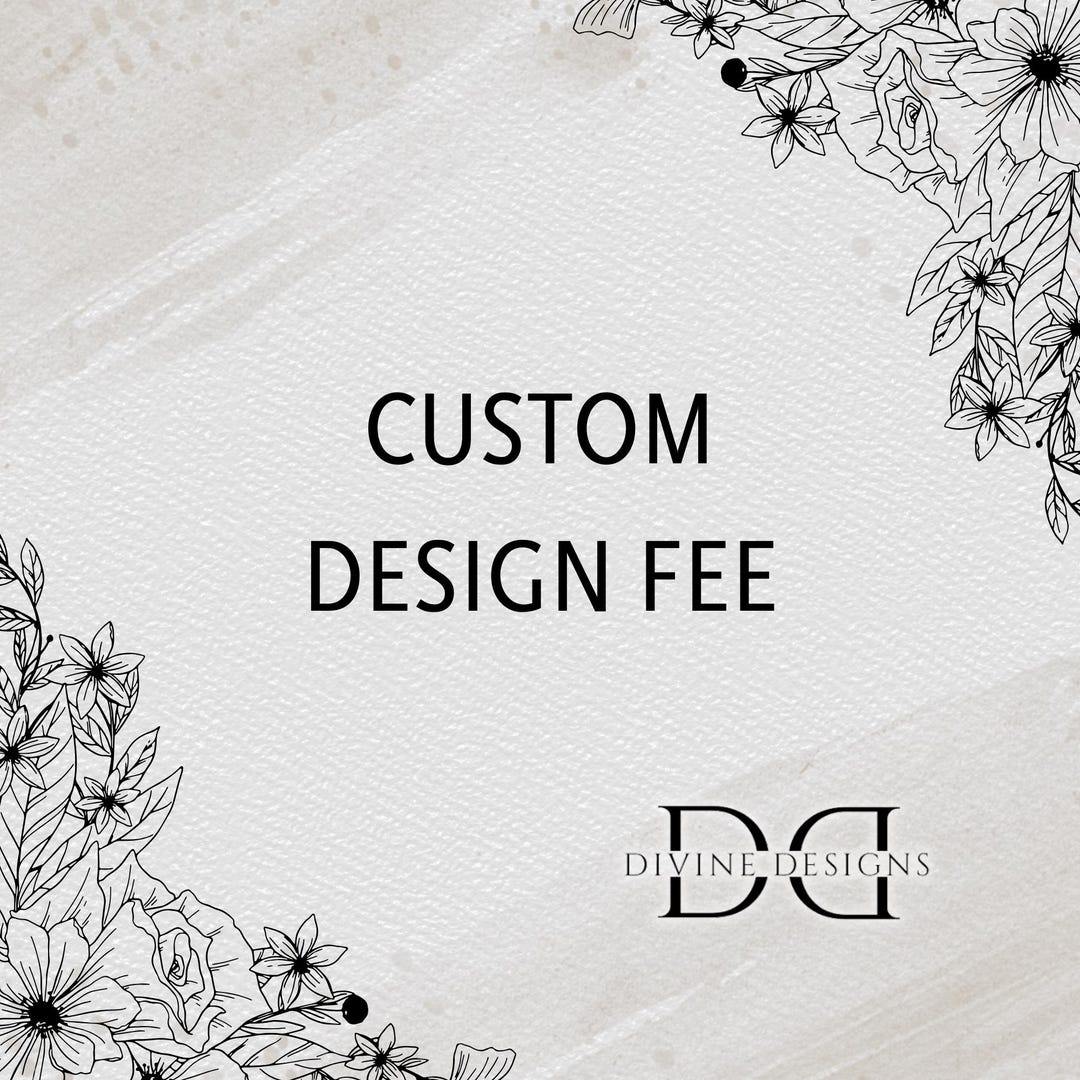 Custom Tumbler Laser Engraving Design Fee Service - Etsy