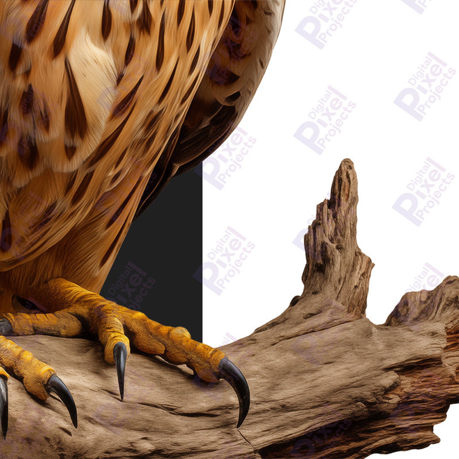 5 High-quality PNG Hawk Overlays for Printing, Scrapbooking, and Design ...