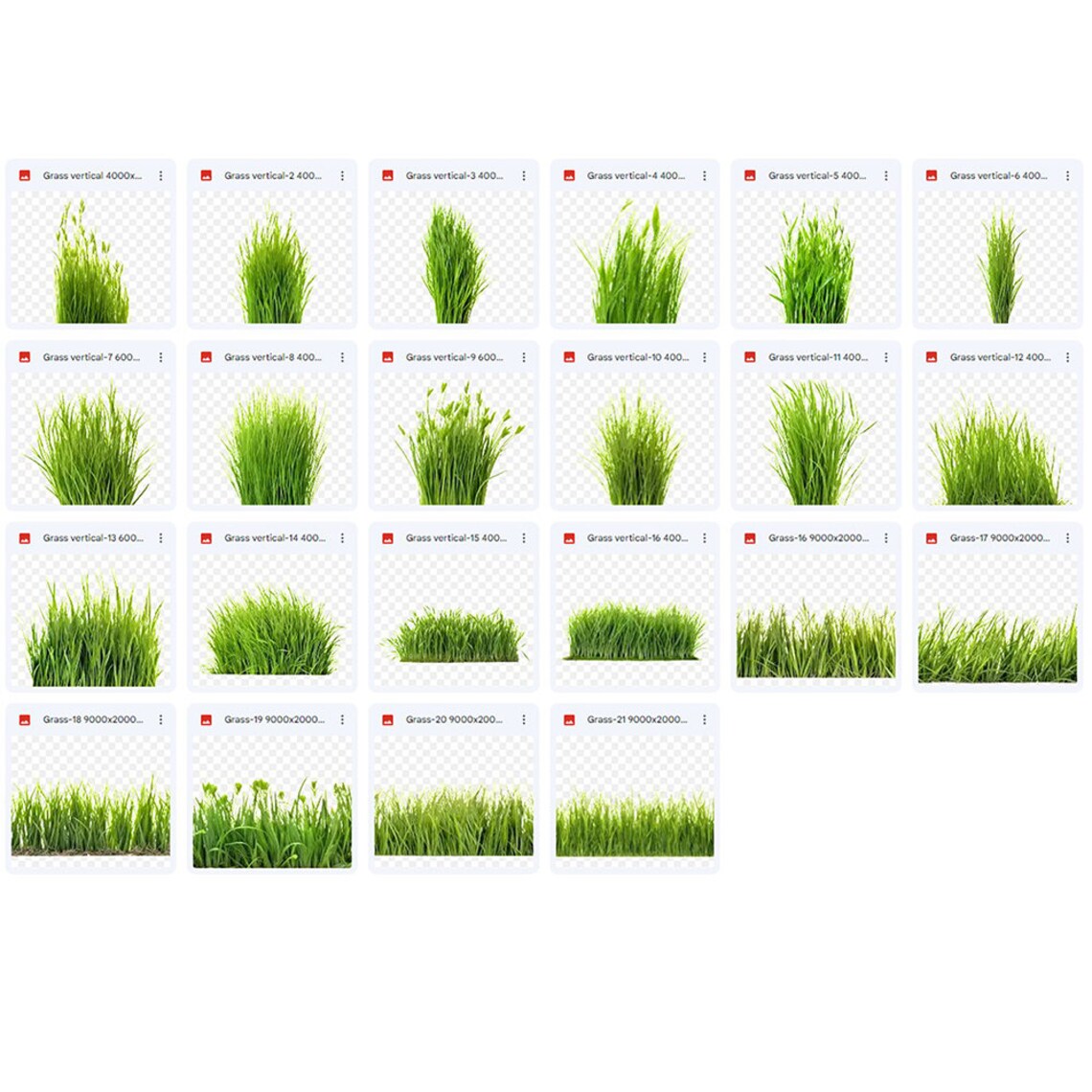 22 PNG Green Grass Clip Arts, Isolated on Transparent Background for ...