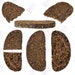 Clipart of Black Rye Bread in PNG Format, Cut Out on a Transparent ...