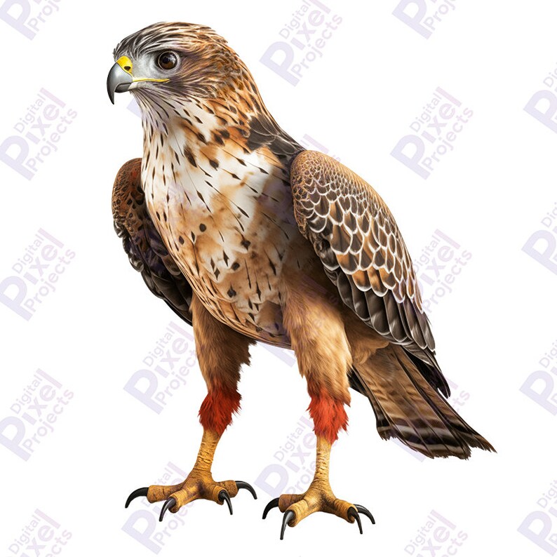 5 High-quality PNG Hawk Overlays for Printing, Scrapbooking, and Design ...