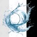 Water Splash Overlays. 16 PNG Clipart Overlays of Realistic Water Splash Elements Isolated on a ...