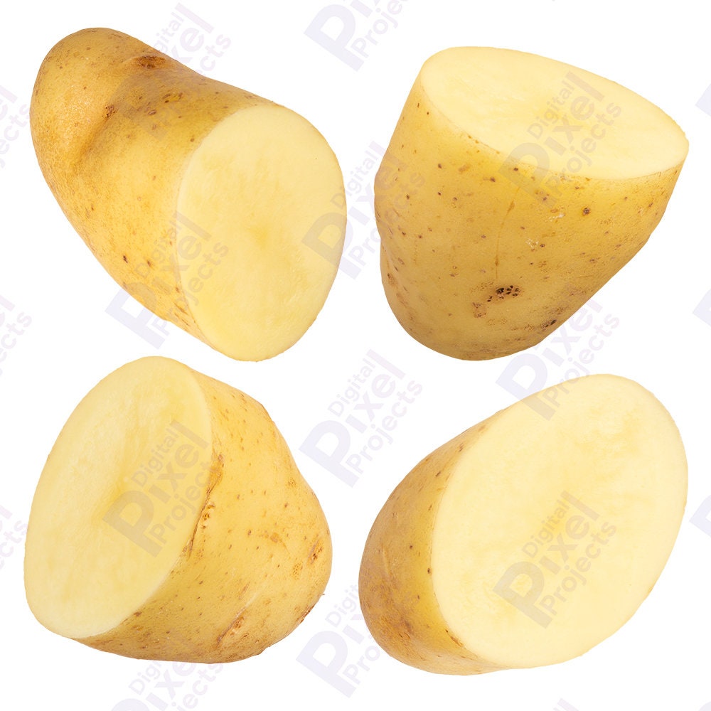 Set of Potato Cliparts in PNG Format for Instant Download. 16 PNG Photo ...