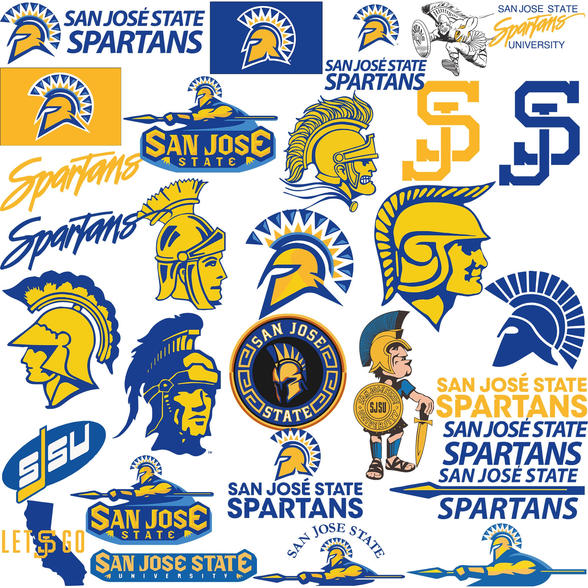 Spartan Head Logo Sjsu