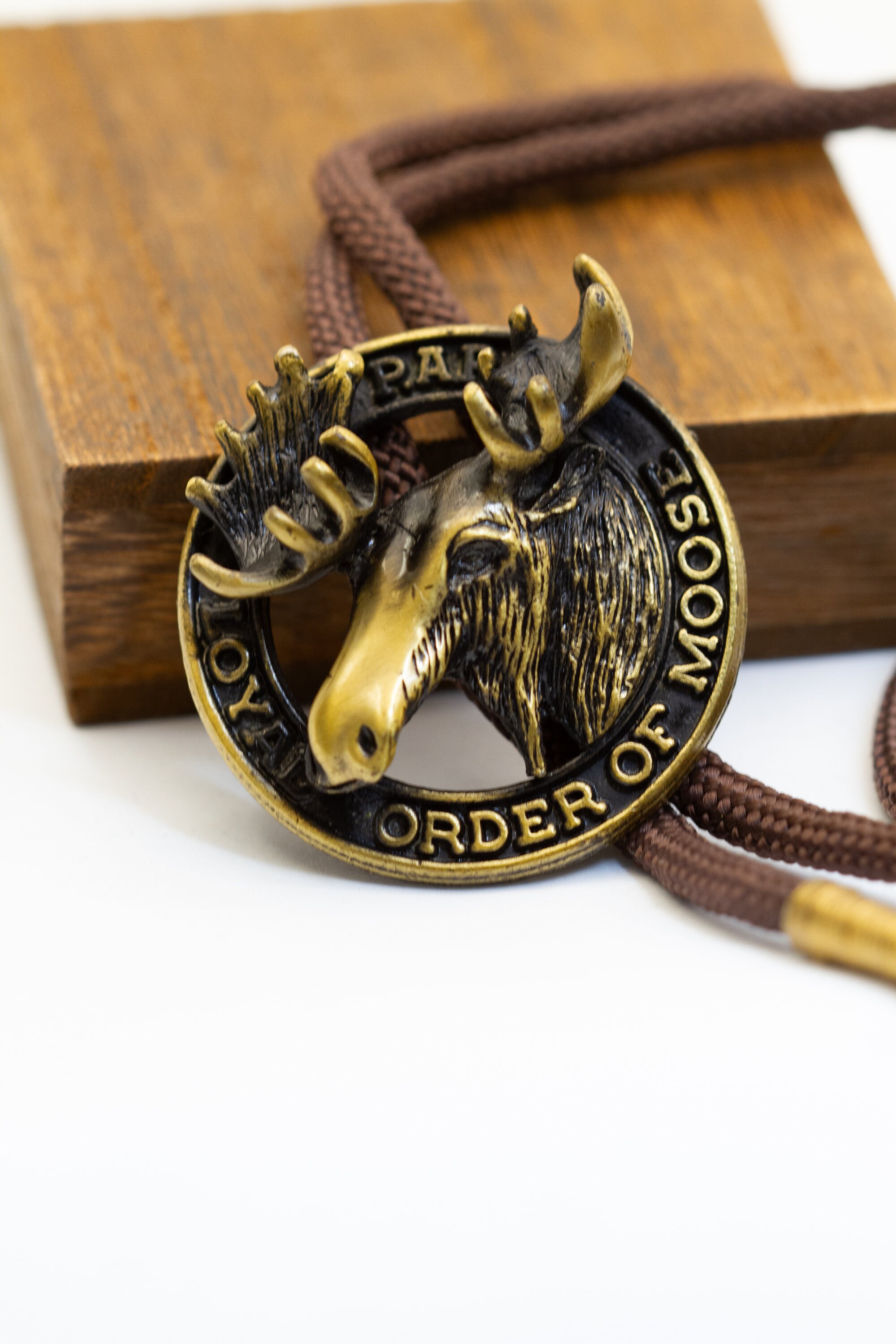 P.A.P. Loyal Order of Moose Bolo Tie - Etsy