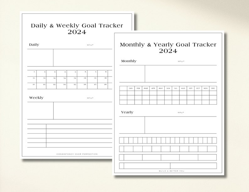 Ultimate Habit Tracker Bundle - Daily, Weekly, Monthly, Yearly ...