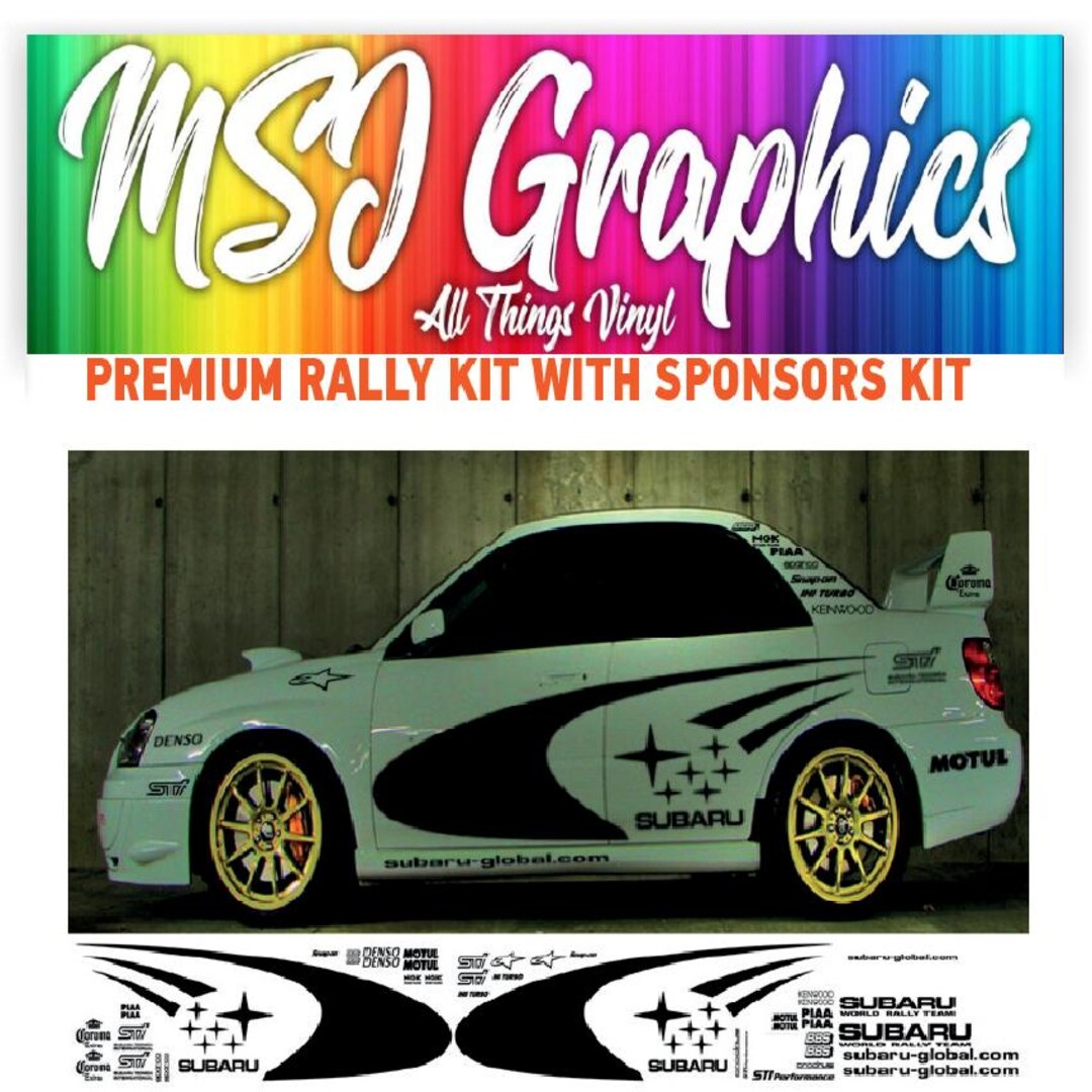 Rally Kit 3 Graphics Stickers - Etsy UK