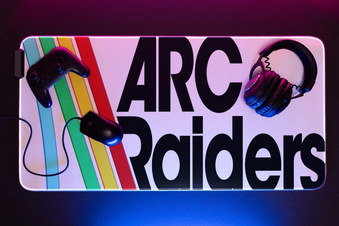 Arc Raiders Mouse Pad Goop | XL Extended Desk Mat Gaming Desk Mousemat ...