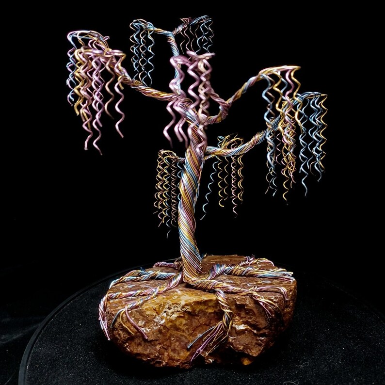 Twisted Wire Wavy Willow Tree Sculpture - Etsy