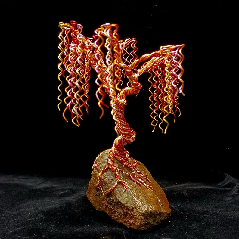 Twisted Wire Wavy Willow Tree Sculpture - Etsy