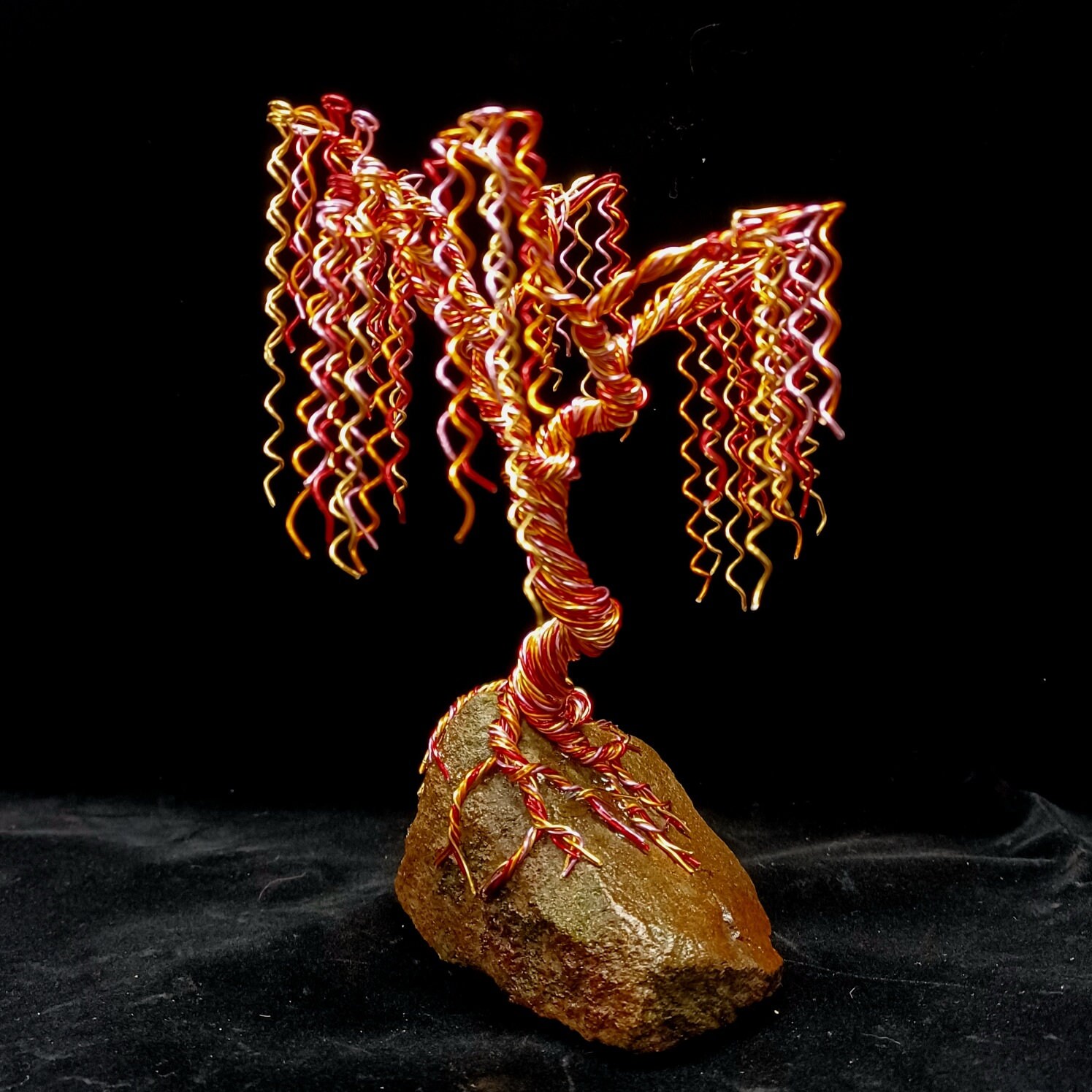 Twisted Wire Wavy Willow Tree Sculpture - Etsy