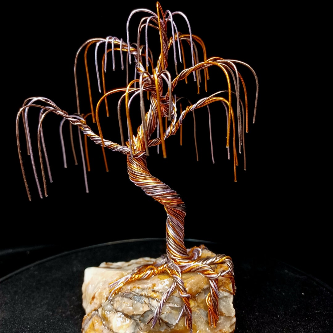 Willow Twisted Wire Tree Sculpture - Etsy