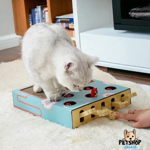 Interactive Cat Board Game, Whack A Mole Game for Cats, Fun Games for ...