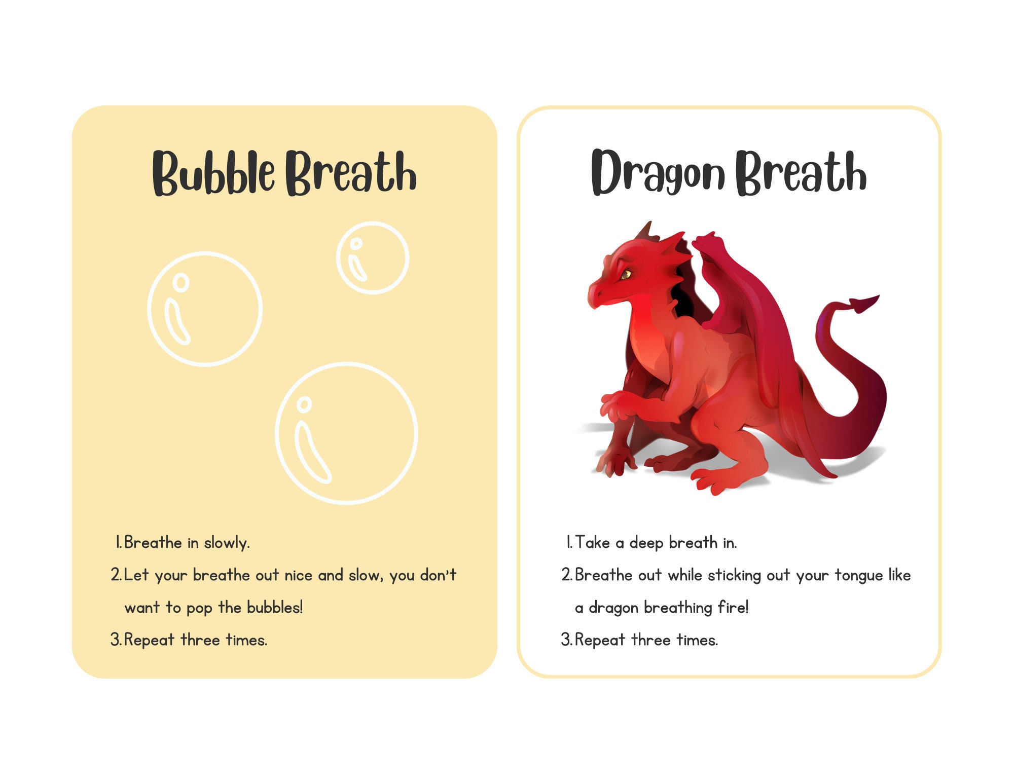 Mindfulness Breathing Exercises - Etsy