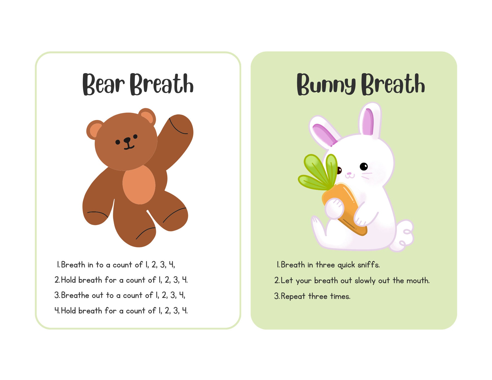 Mindfulness Breathing Exercises - Etsy