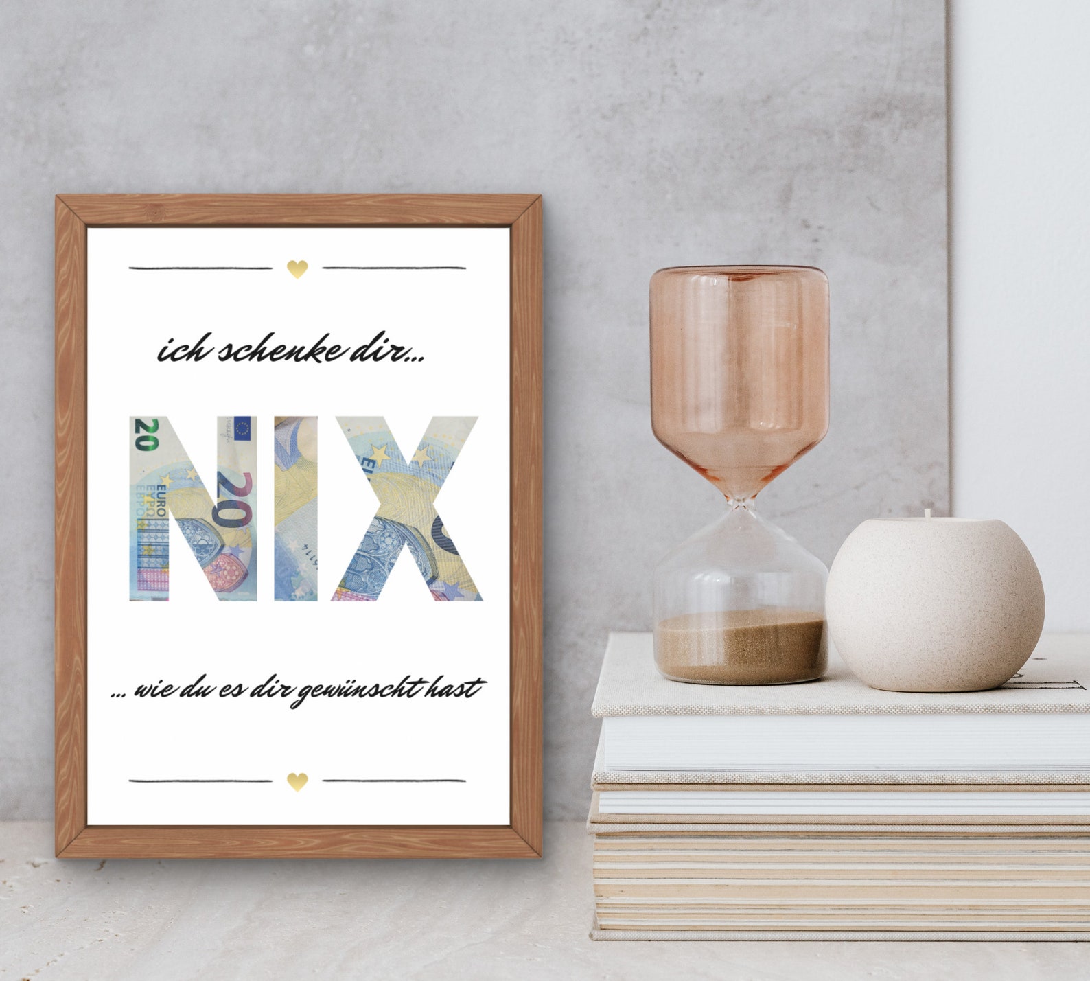 Nix Download Vorlage Geldgeschenk Nichts / Geldgeschenk NIX / Geschenk ...