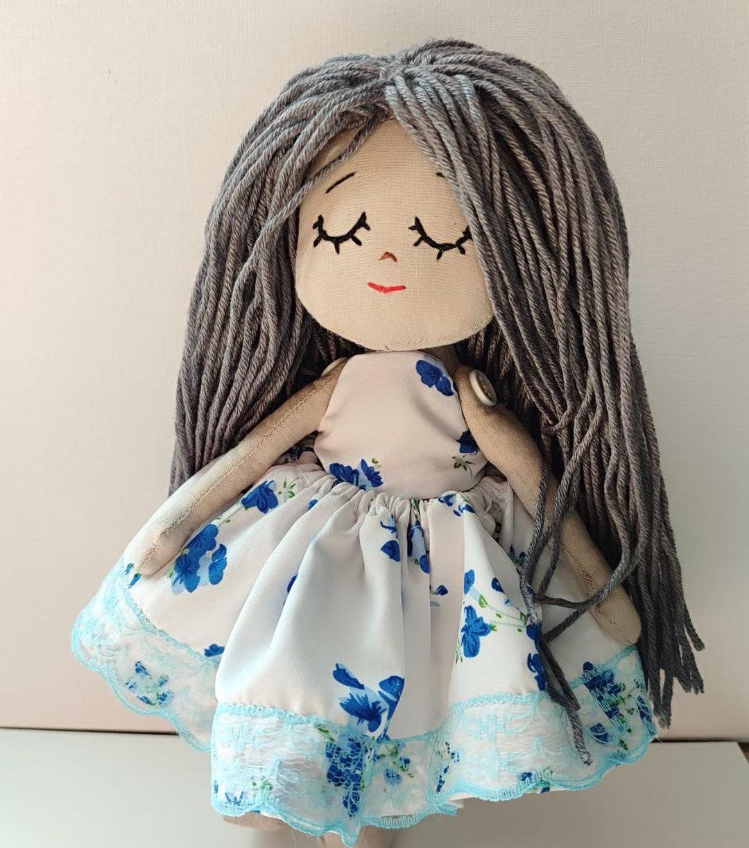 Handmade Cloth Doll for Toddler Personalized Rag Doll Girl Fabric Doll ...