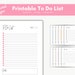 Seasonal Printable to Do List, Daily Checklist, US Letter & A4 Sizes ...