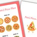 Printable PERSONALIZED Pretend Play Restaurant Set - Pizza Shop ...