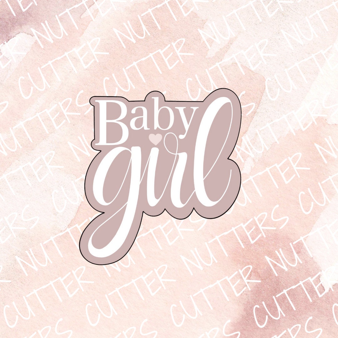 Baby Girl Cookie Cutter - Etsy