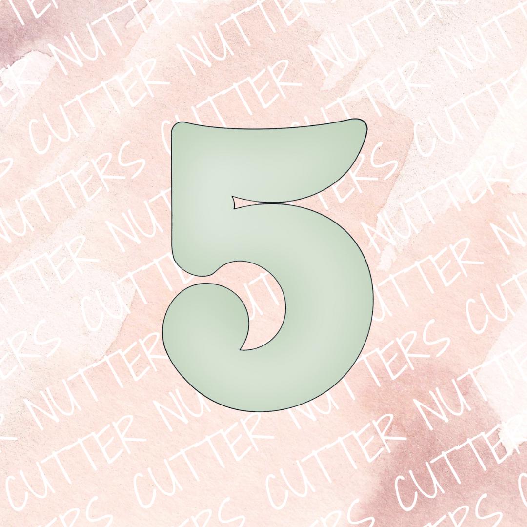 Number 5 Cookie Cutter - Etsy