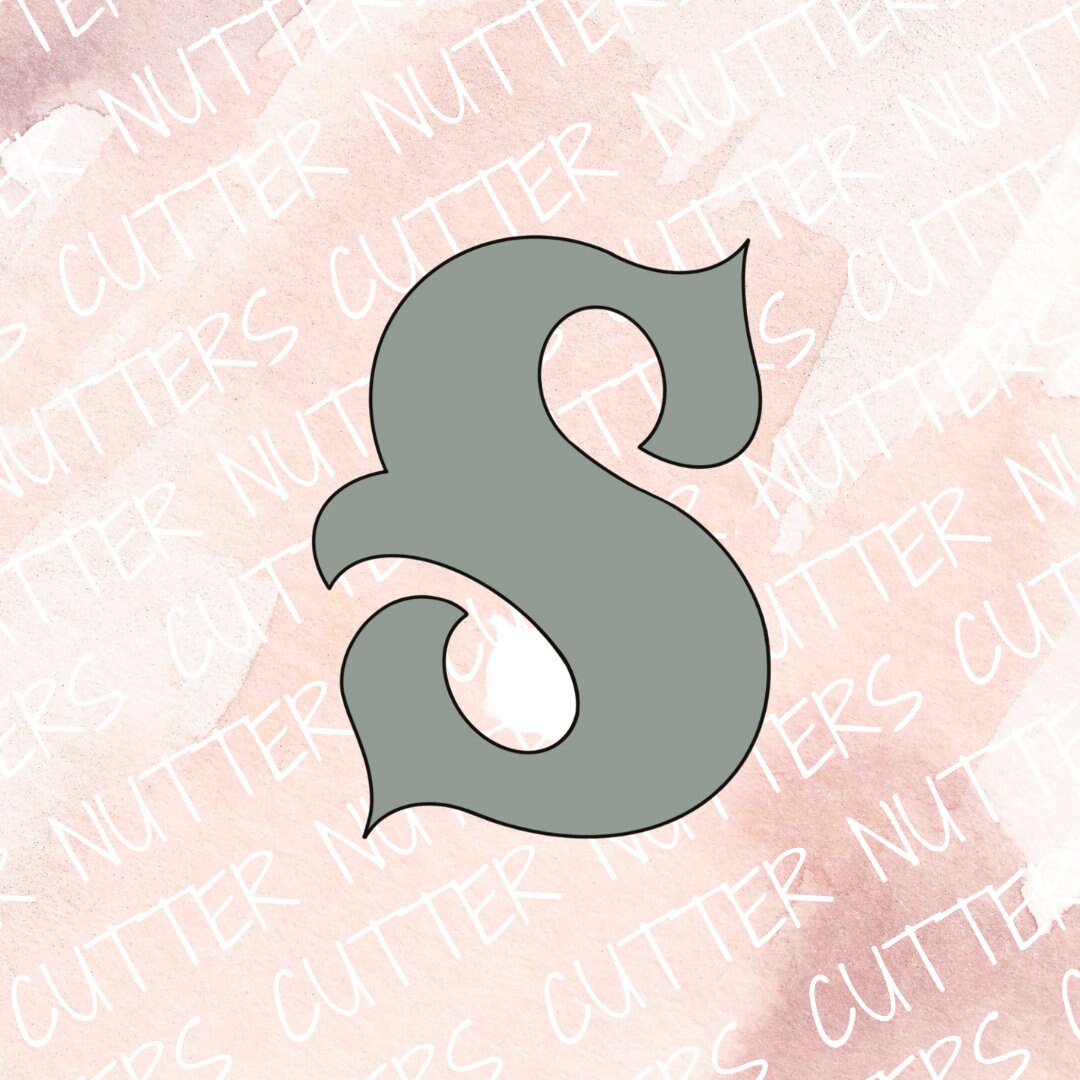 Letter S Cookie Cutter - Etsy