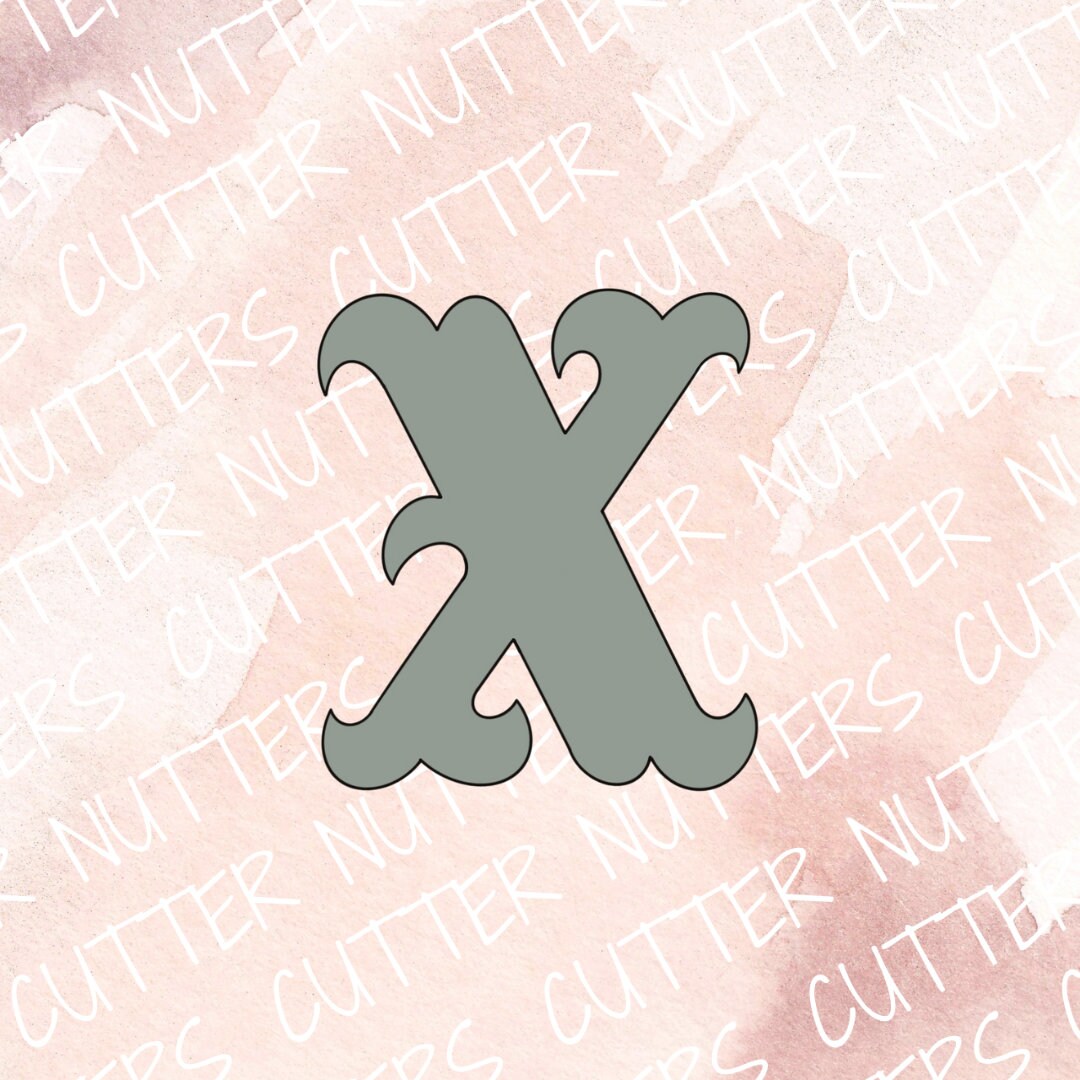 Letter X Cookie Cutter - Etsy