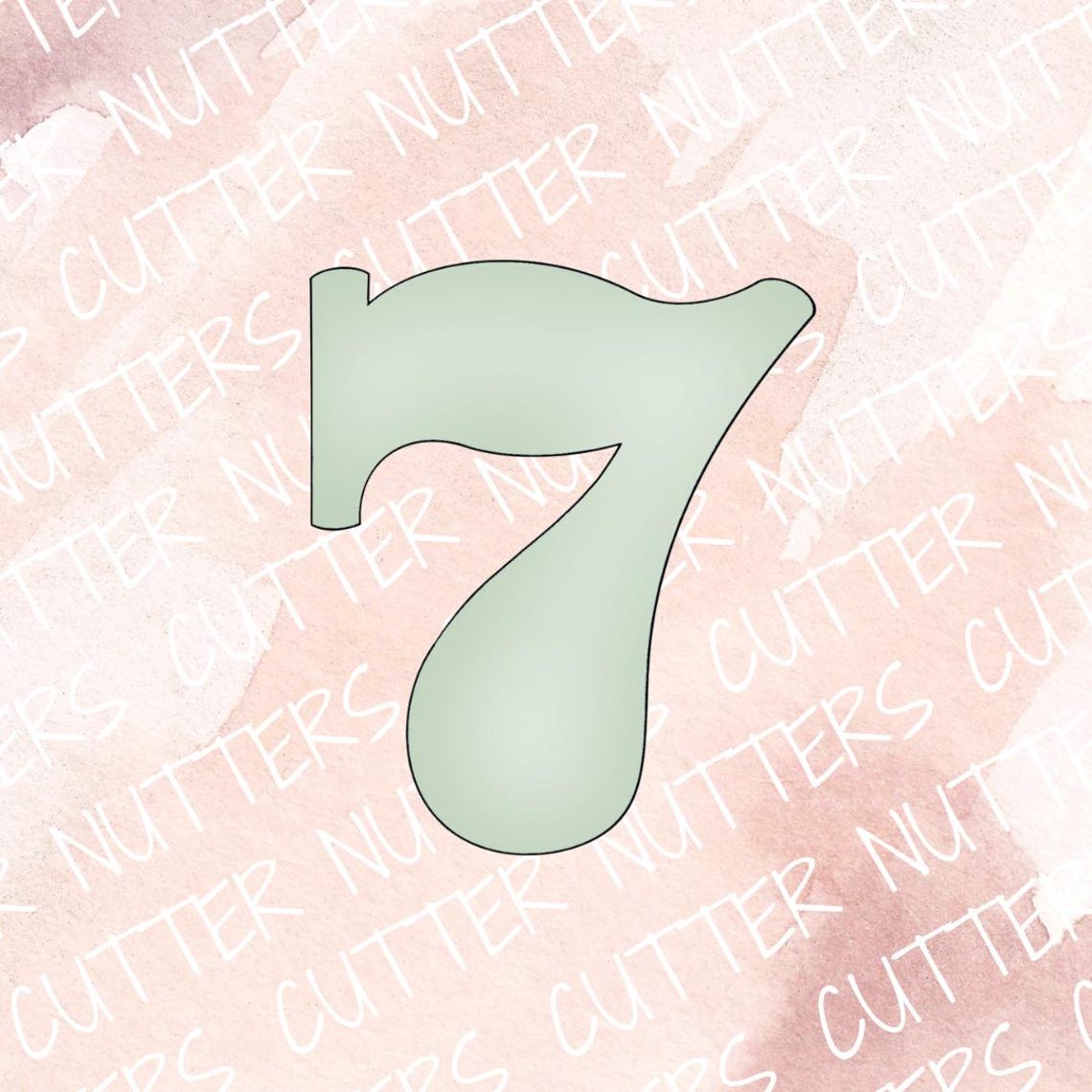 Number 7 Cookie Cutter - Etsy