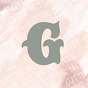 Letter G Cookie Cutter - Etsy