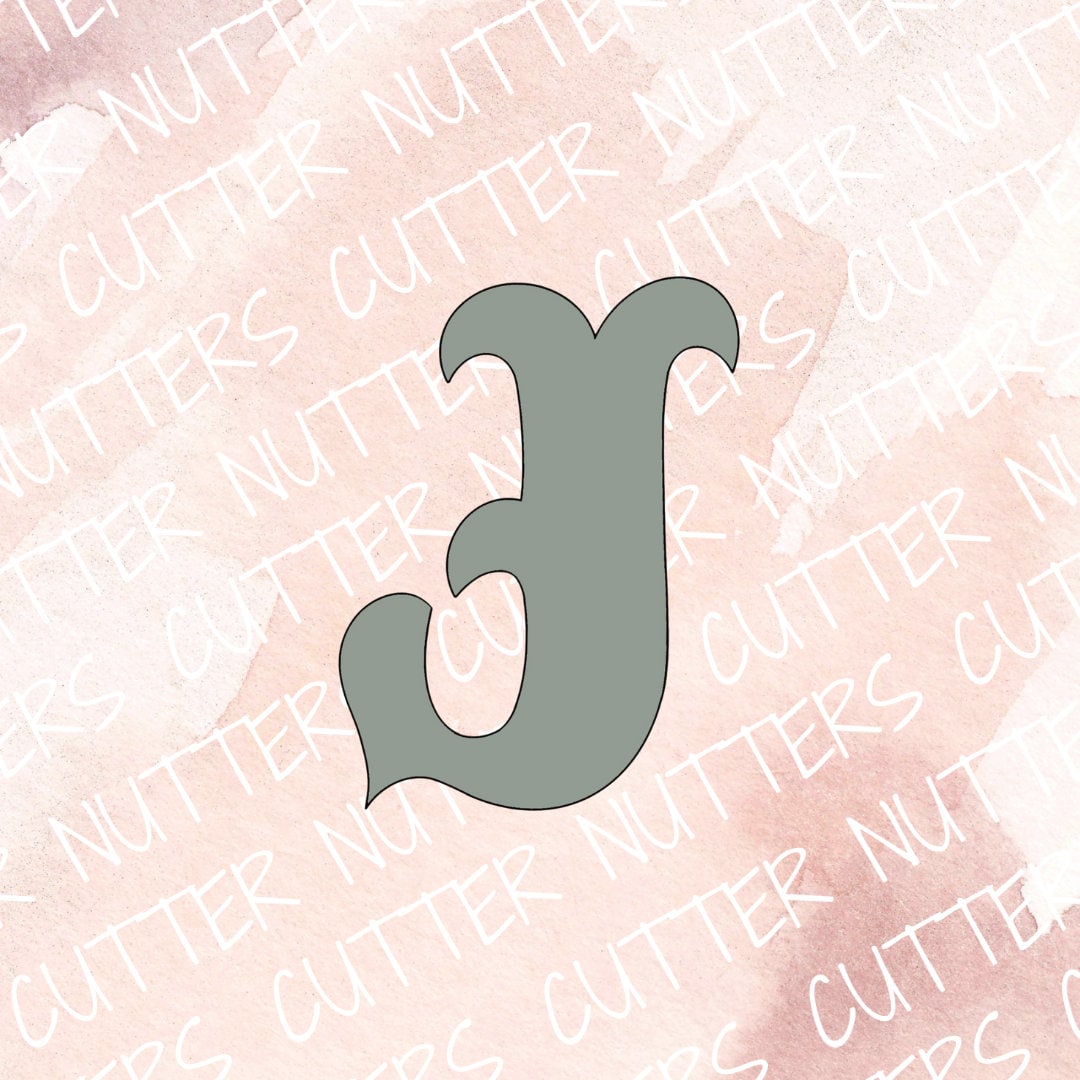 Letter J Cookie Cutter - Etsy