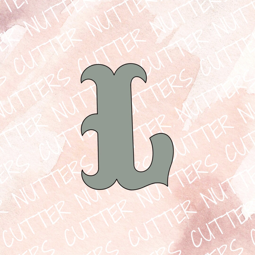 Letter L Cookie Cutter - Etsy