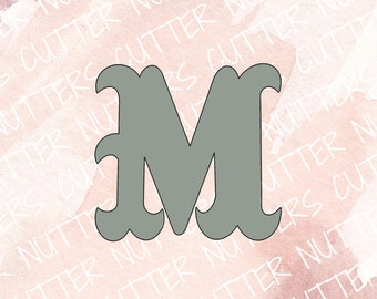 Upper Case Letter M Cookie Cutter and Fondant Cutter and Clay Cutter - Etsy