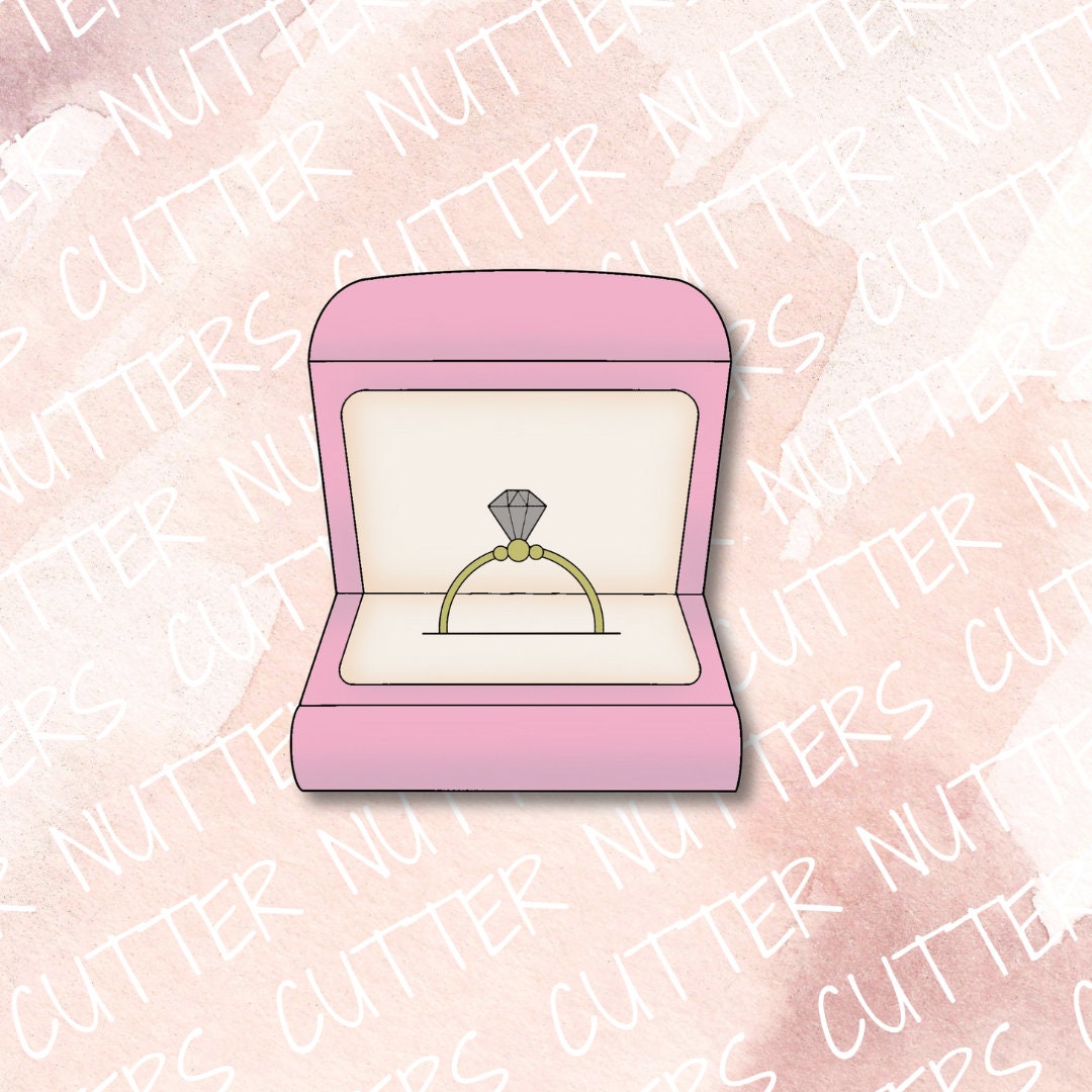 Engagement Ring Box Cookie Cutter - Etsy