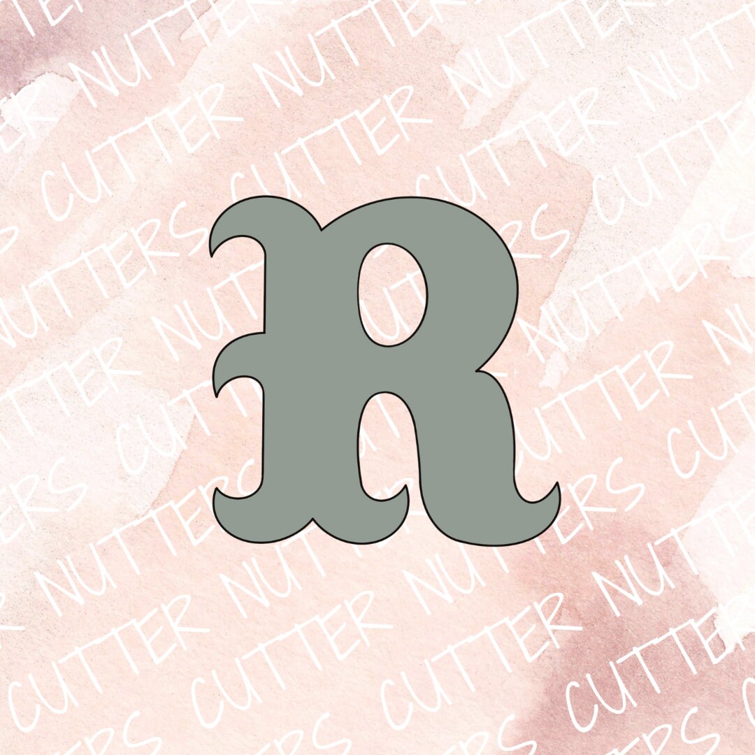 Letter R Cookie Cutter - Etsy