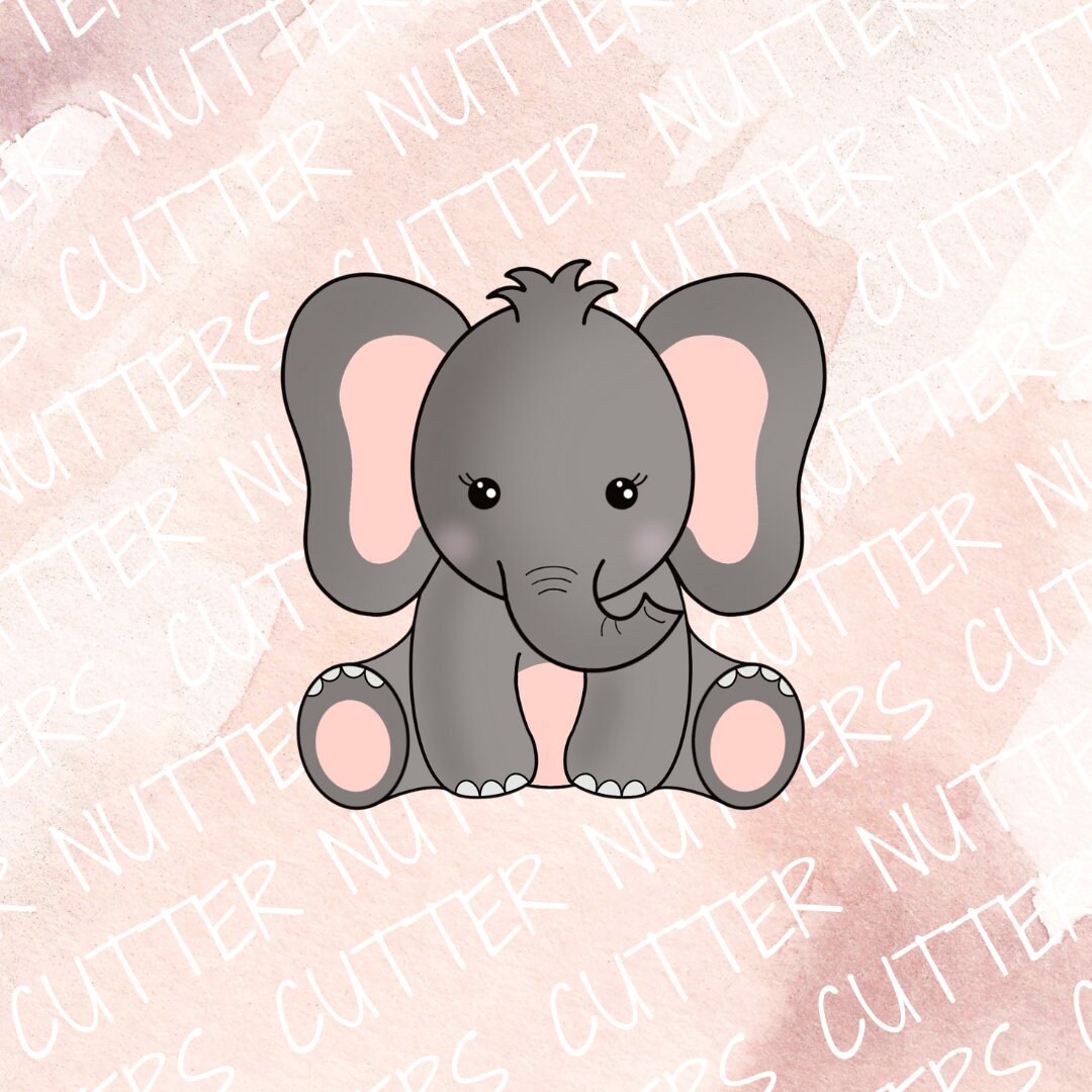 Elephant Cookie Cutter - Etsy