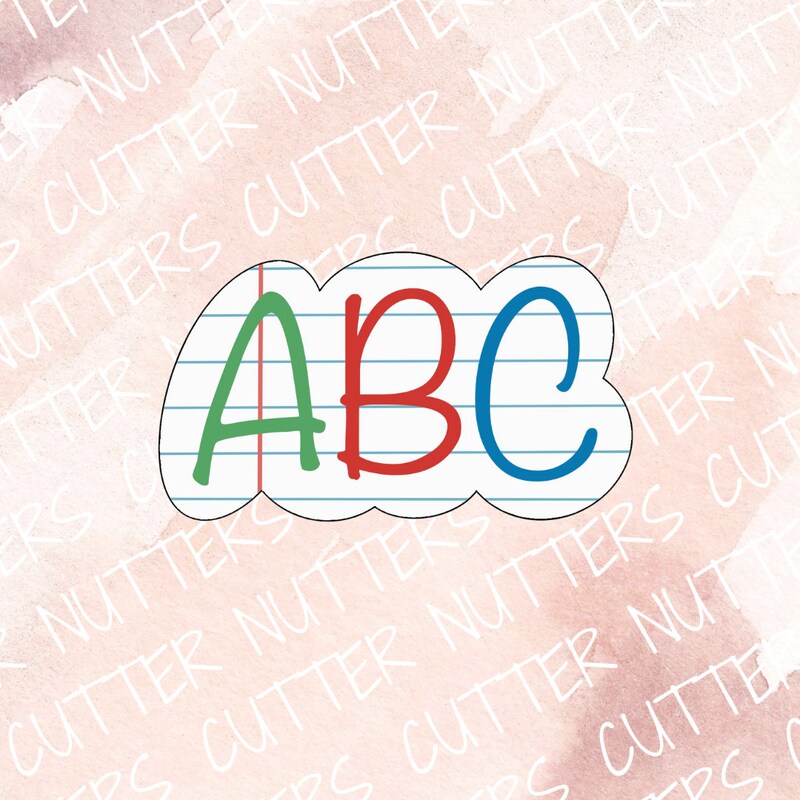 Abc Cookie Cutter - Etsy