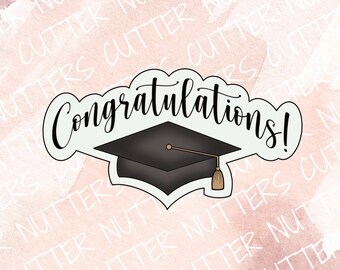 Graduation Cap Cookie Cutter Graduation Cookies Cookie Cutters ...