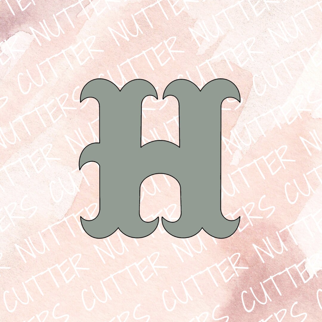 Letter H Cookie Cutter - Etsy