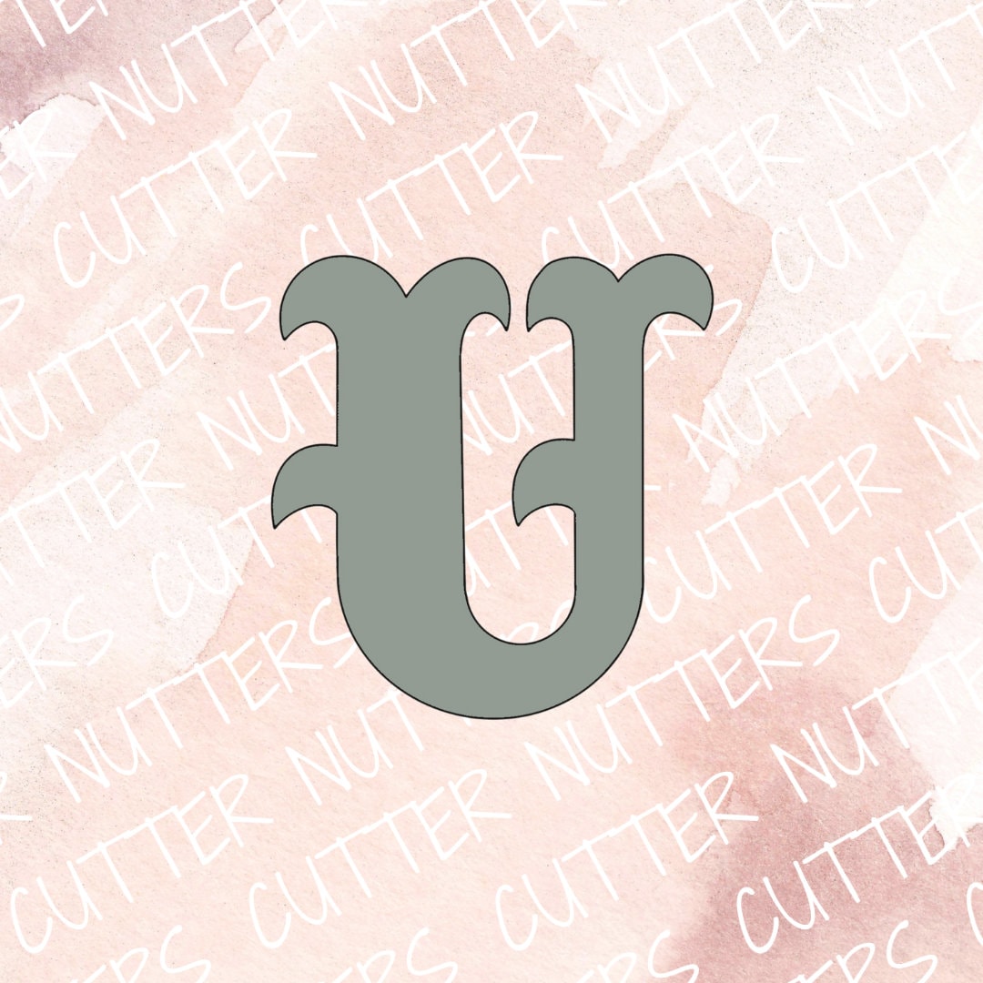 Letter U Cookie Cutter - Etsy