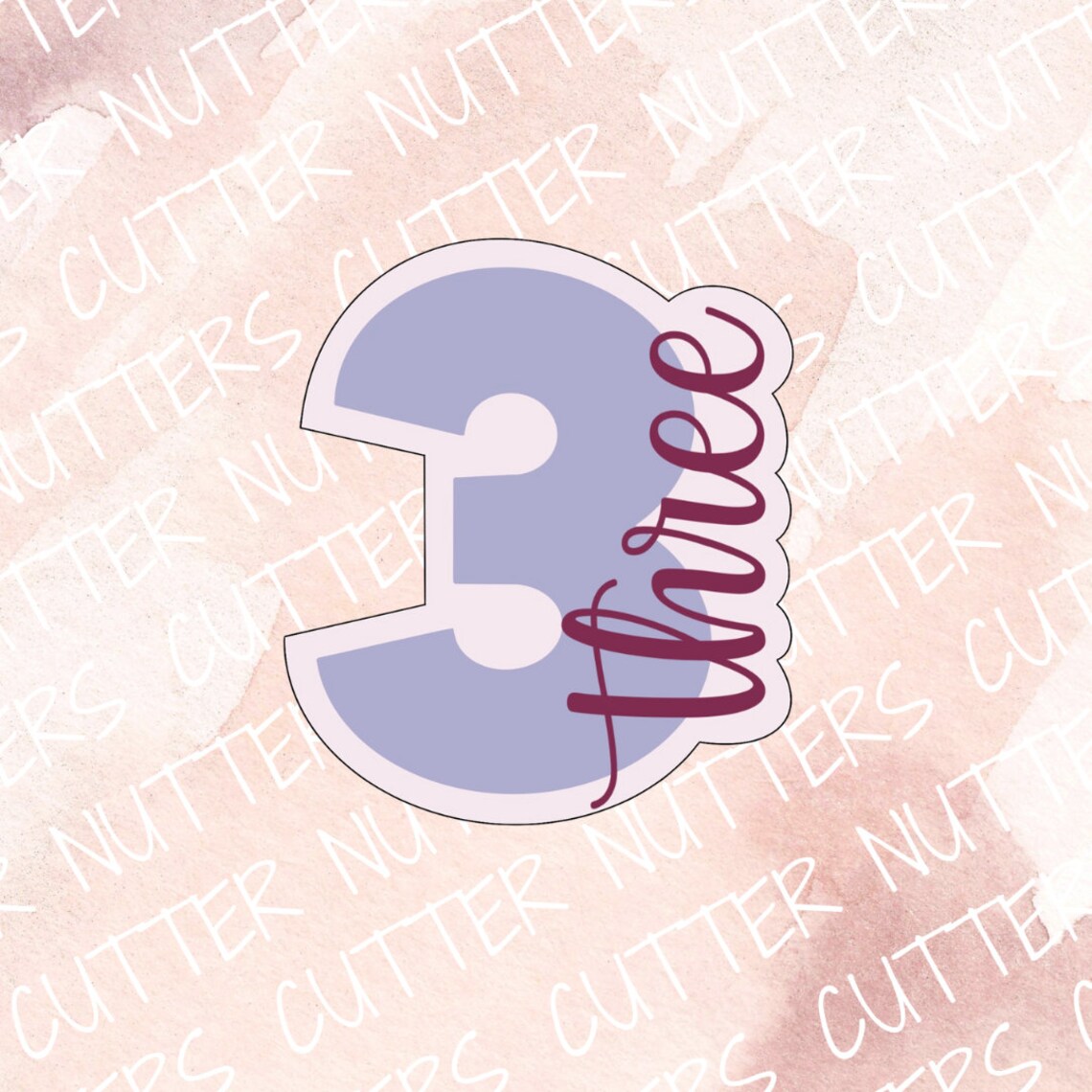 Number 3 Cookie Cutter - Etsy