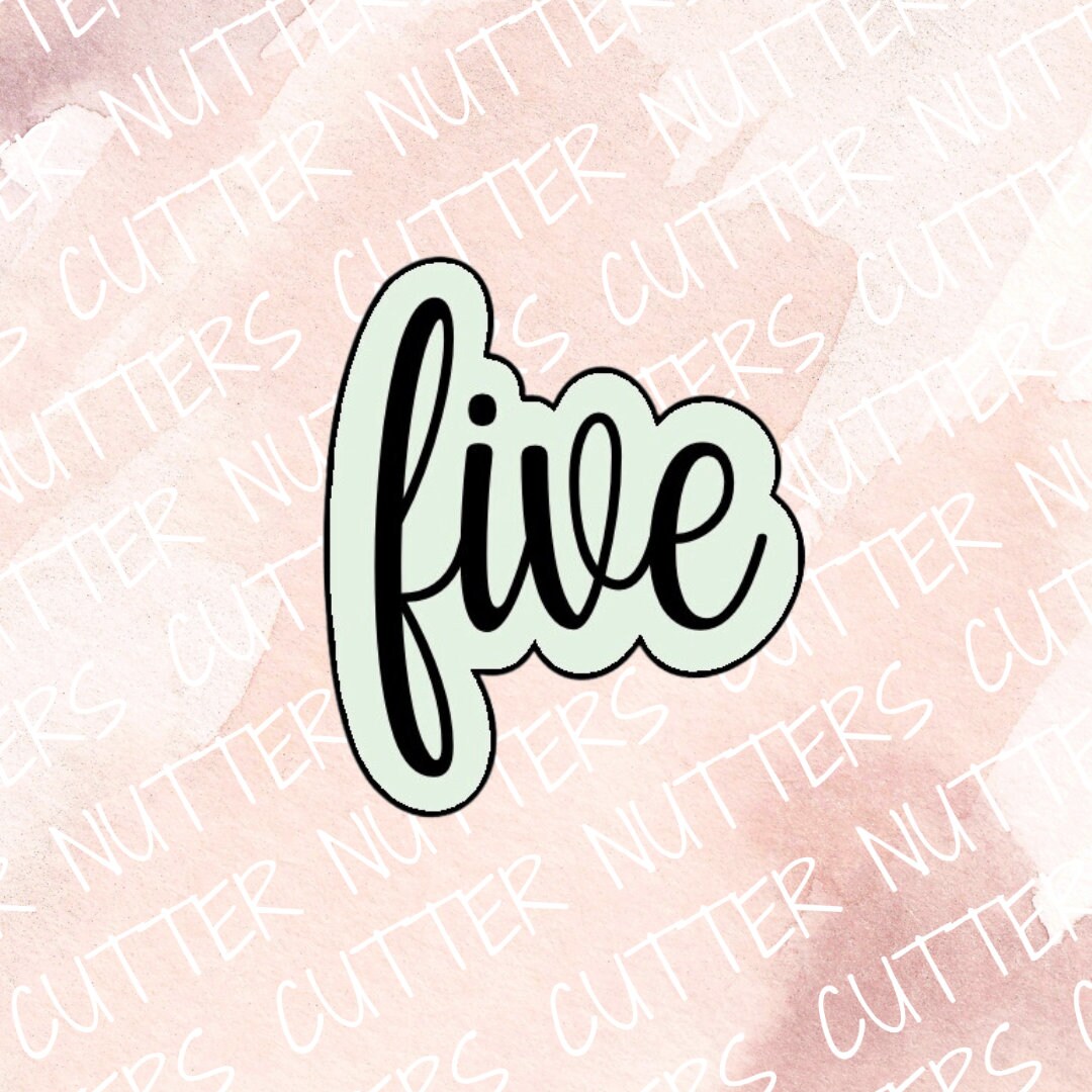 Five Cookie Cutter - Etsy