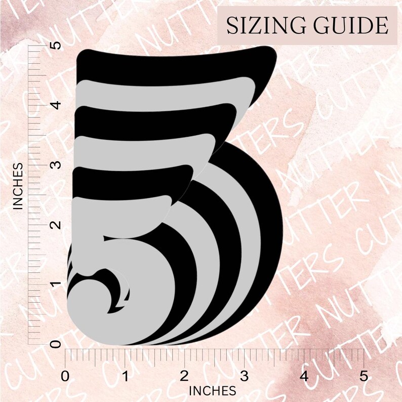 Number 5 Cookie Cutter - Etsy