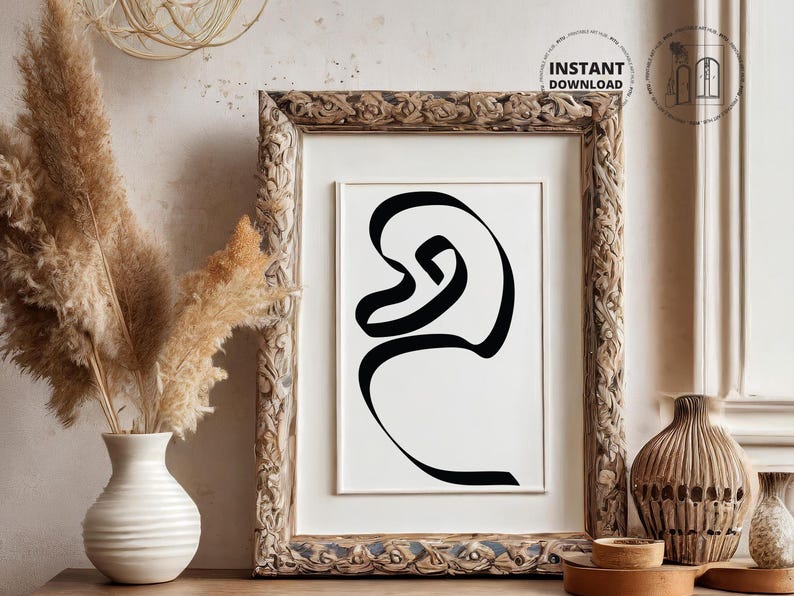 Digital Printable Art, Printable Contemporary Instant Download Wall ...