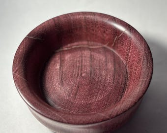 Exotic Purpleheart Wood Bowl Etsy