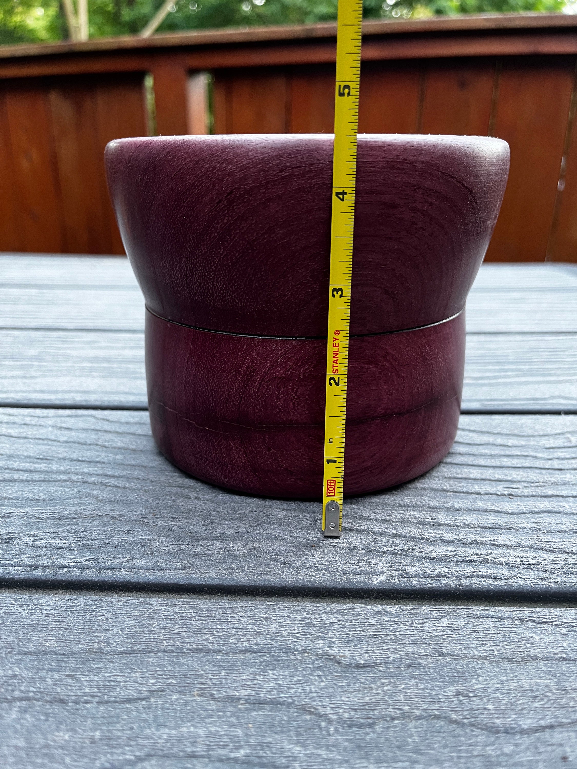 Exotic Purpleheart Wood Bowl Etsy