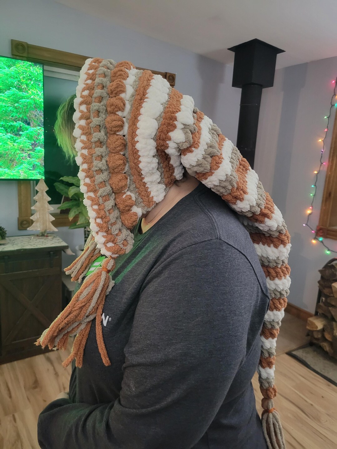 Cozy Blanket Yarn Hood: Warm Snuggly Elwyn Hood - Etsy