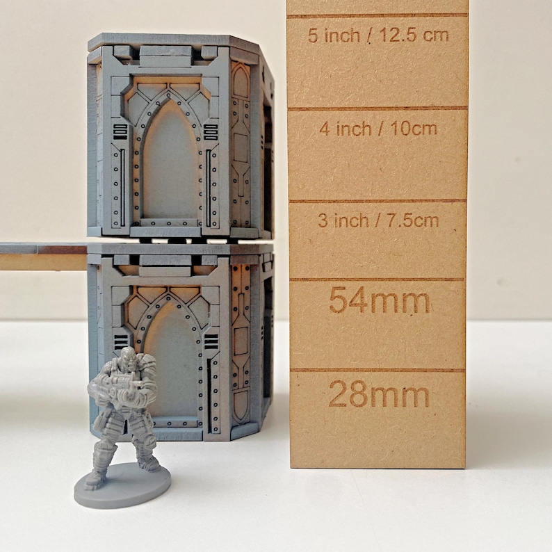 Tower Walkways Set 3: Warhammer, Necromunda Laser Cut Terrain ...